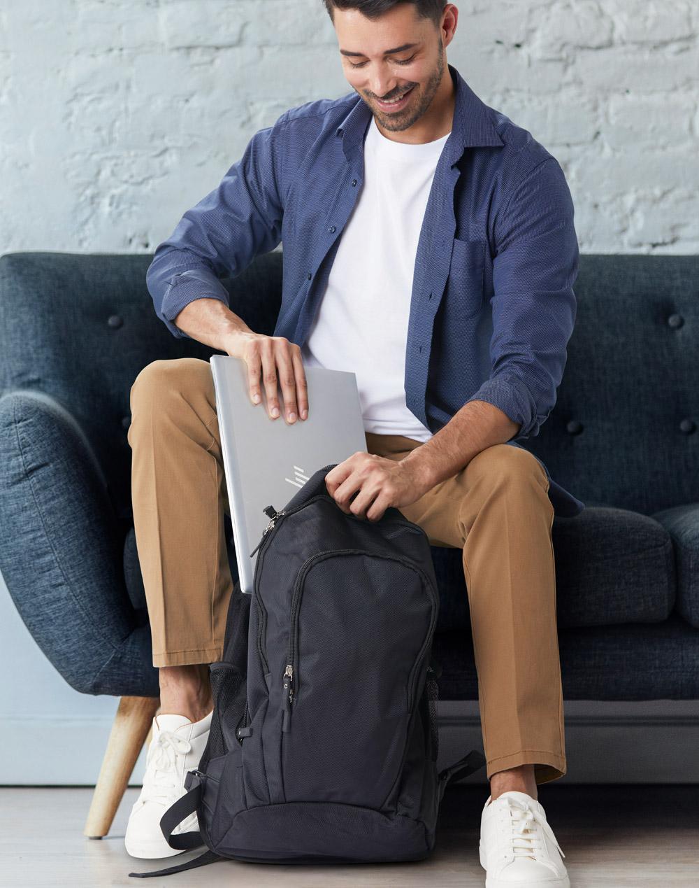 B5006 EXECUTIVE HEATHER BACKPACK