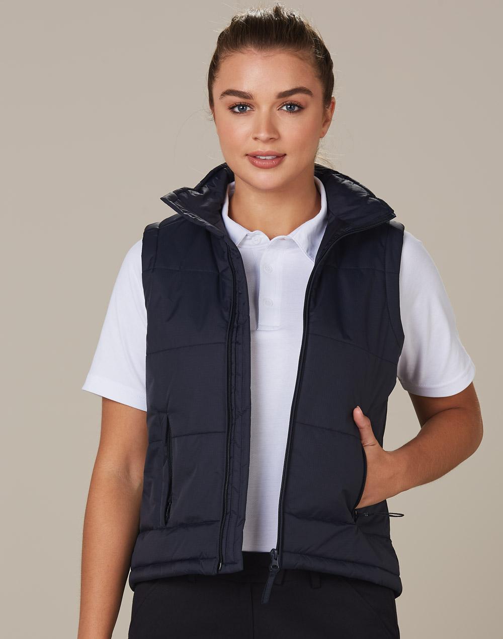 Jk29 Men's Nylon Rip-stop Padded Vest