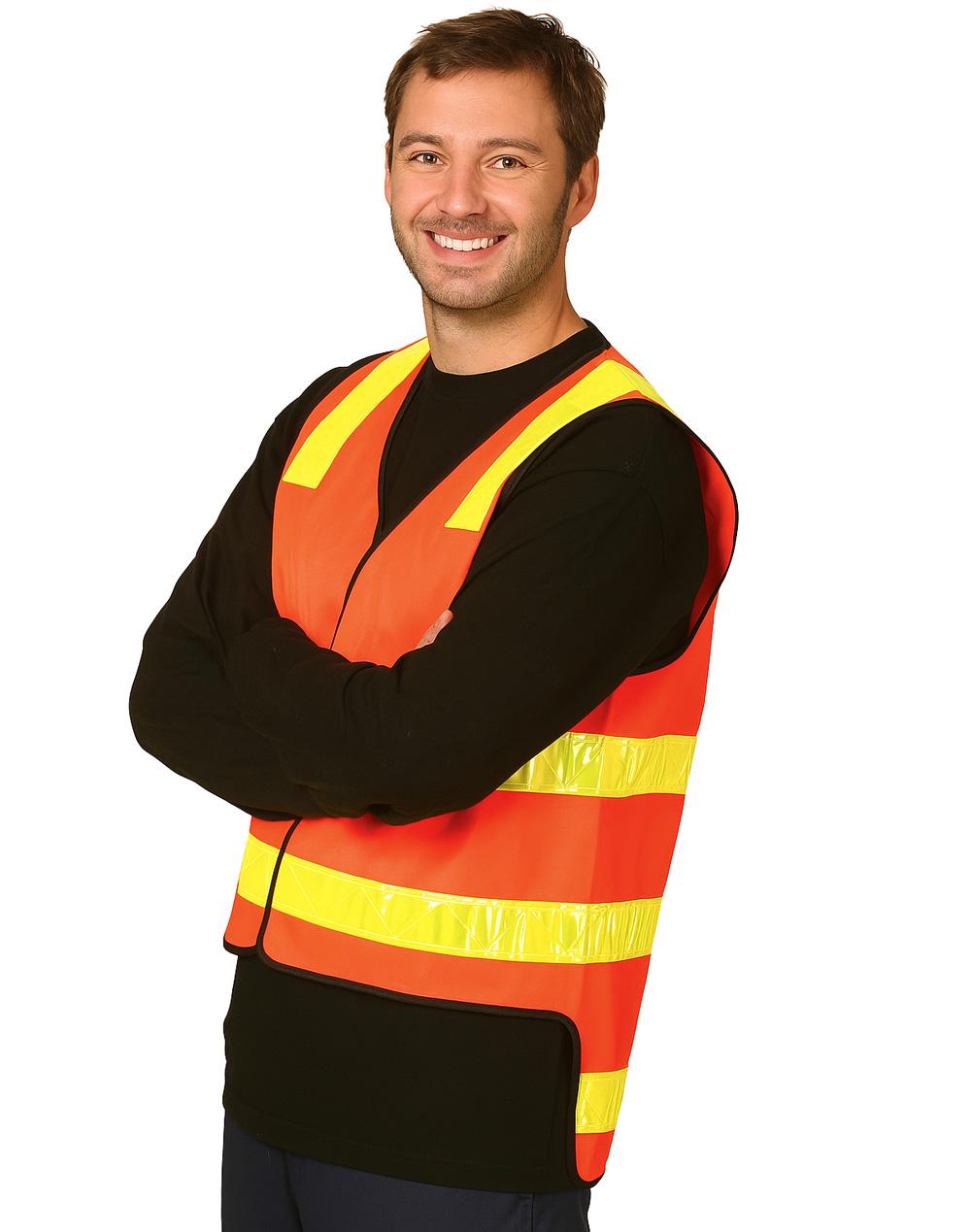 SW10A VIC Road Style Safety Vest, Zip
