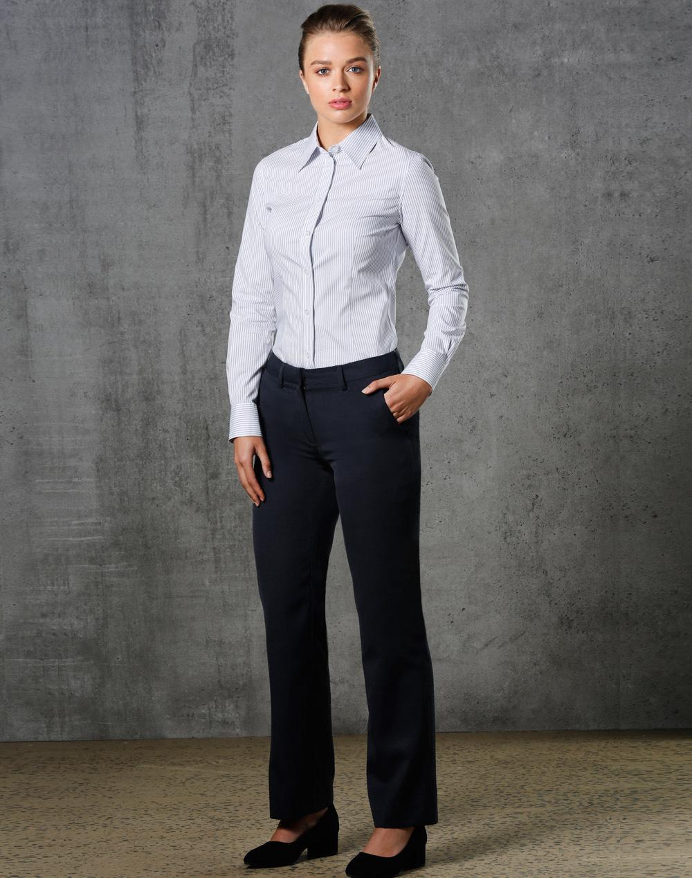 M9440 Women's Poly/Viscose Stretch Flexi Waist Pants